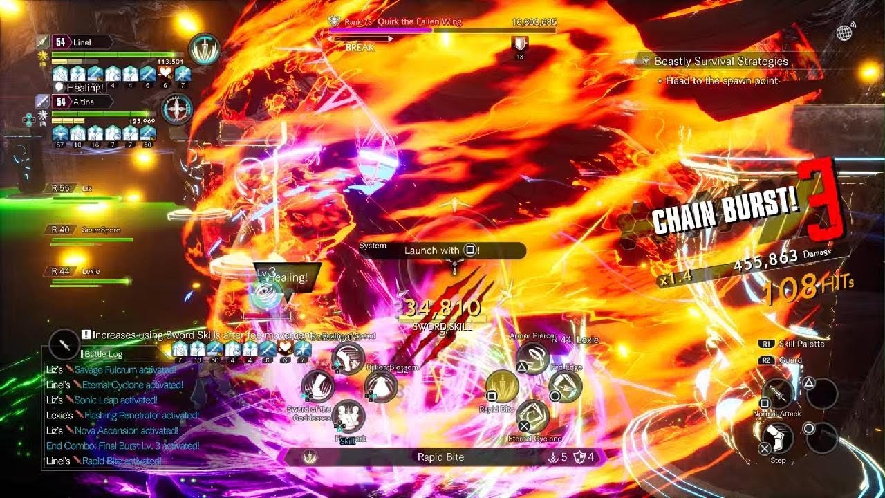 Sword Art Online: Last Recollection - Normal - Multi - Rank 73 Quirk ...