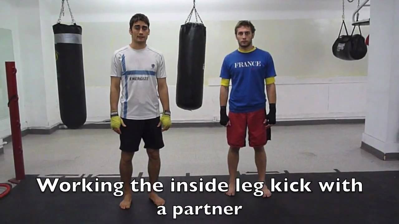 MMA - Inside Low Leg Kick - YouTube