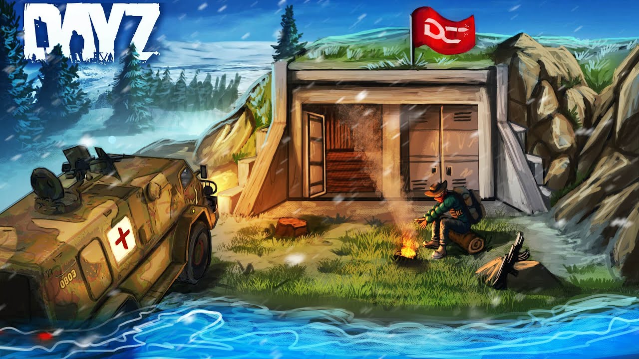 BUILDING THE PERFECT SNOWY BUNKER BASE - DayZ! - YouTube