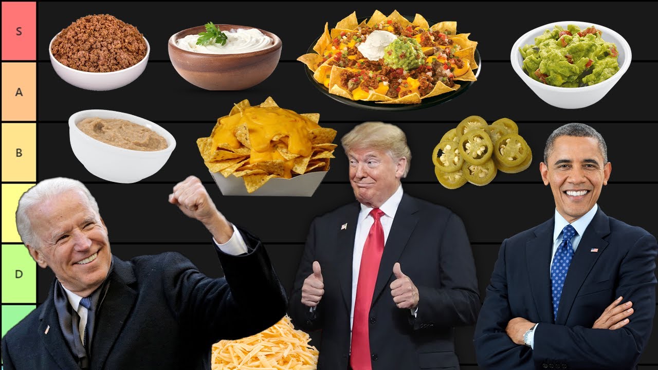 PRESIDENTS RANK NACHO TOPPINGS - YouTube