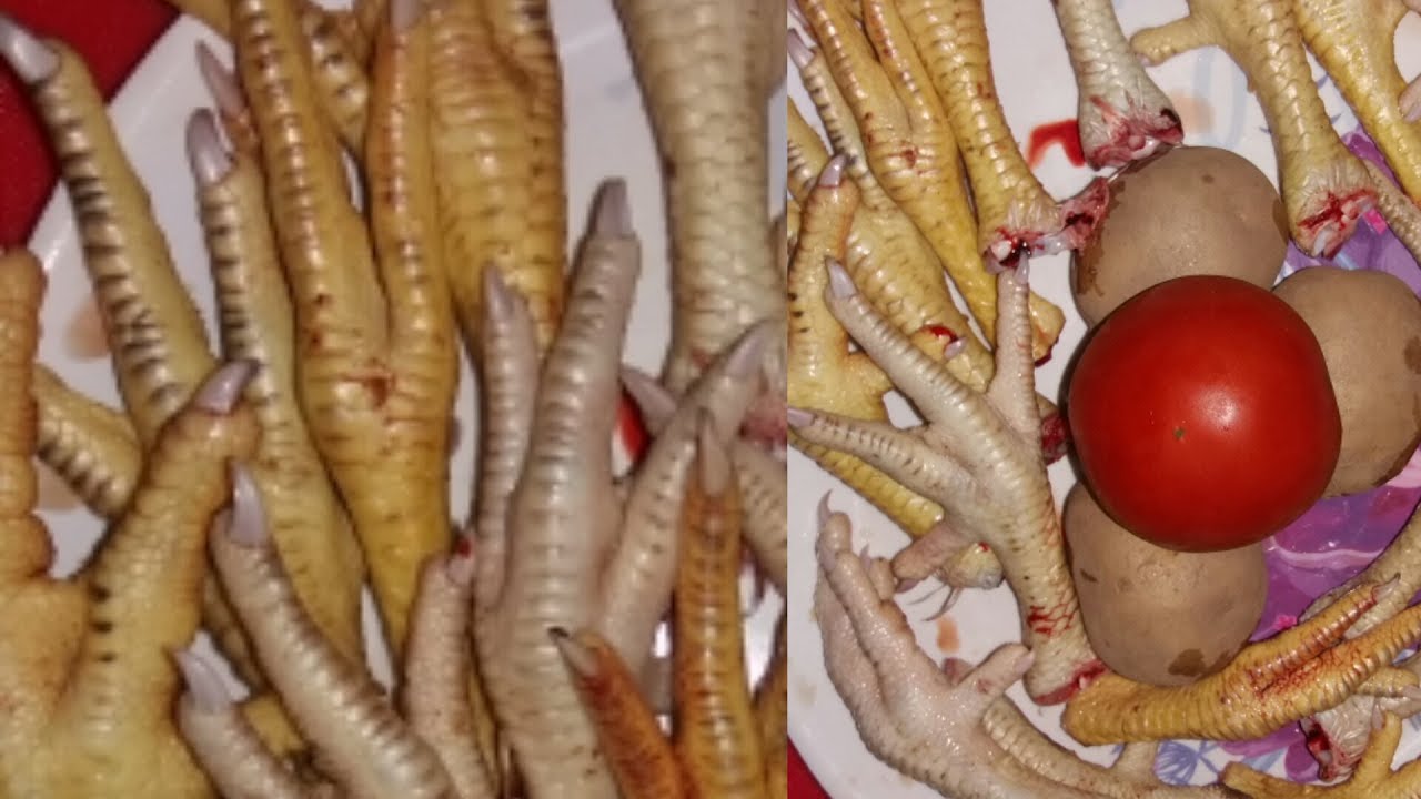 Crispy Chicken Feet Recipe / Yummy Crispy Chicken Feet Cooking/Murgi Ke ...