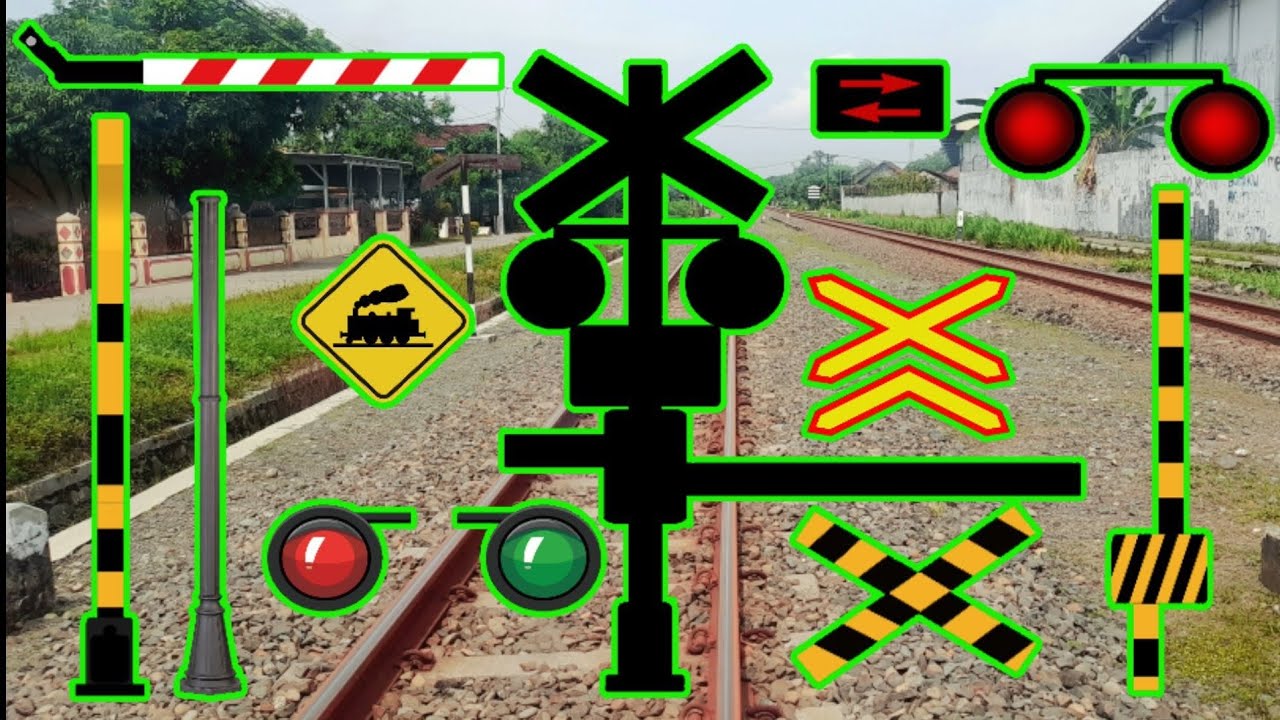 Puzzle Palang Kereta Api Lucu || Railroad Crossing || 踏切アニメ || रेलरोड ...