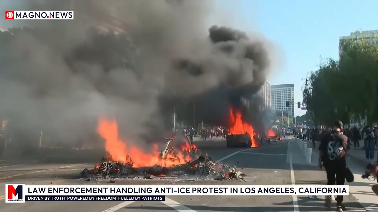 🇺🇸 US Marines & National Guard in Los Angeles assisting ICE & LAPD amid ...