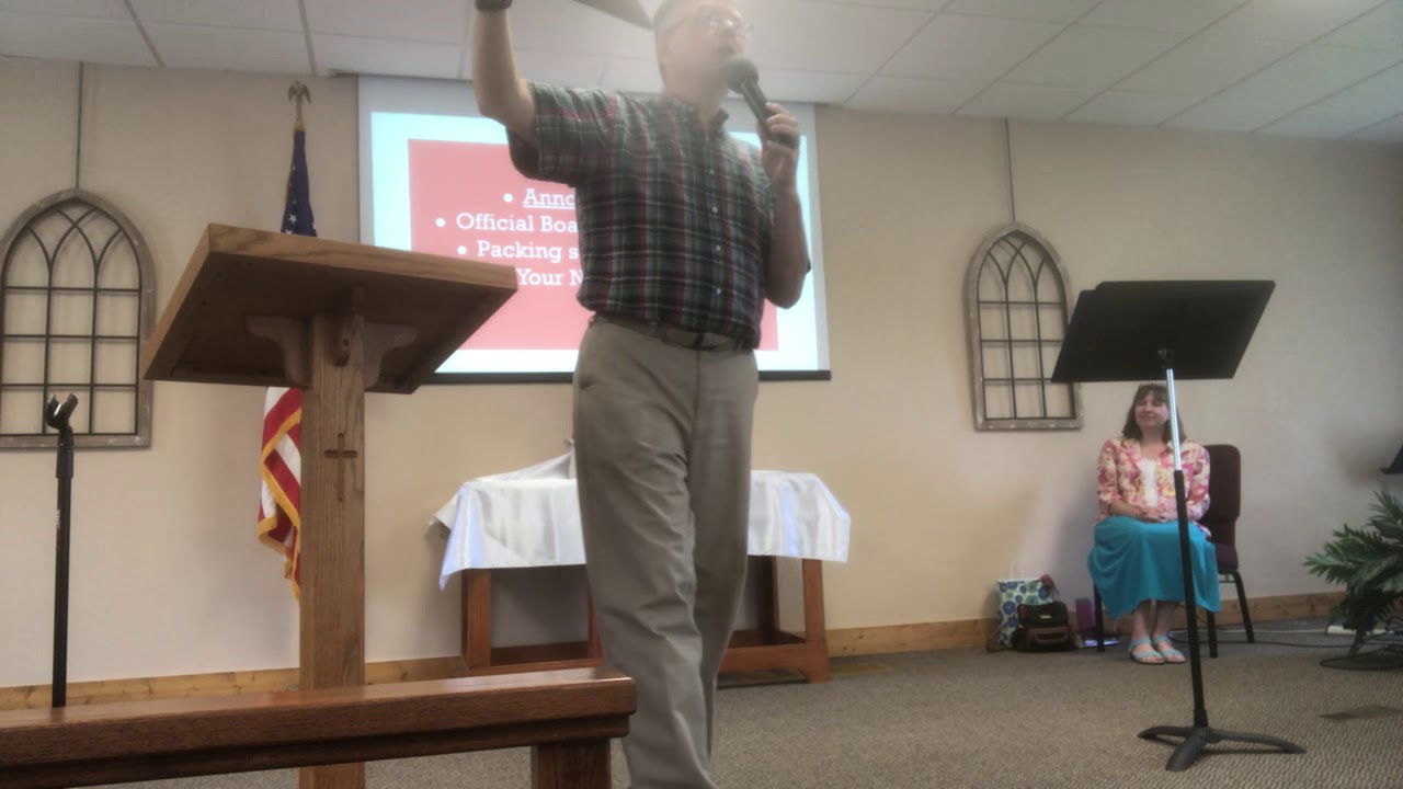 Sunday morning worship at the Albion Free Methodist church - YouTube
