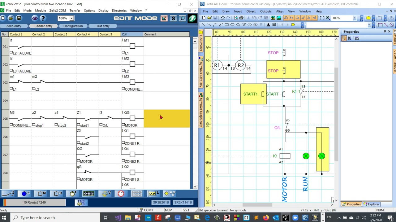 Direct On Line Starter (DOL) from 2 location Part 3 - YouTube
