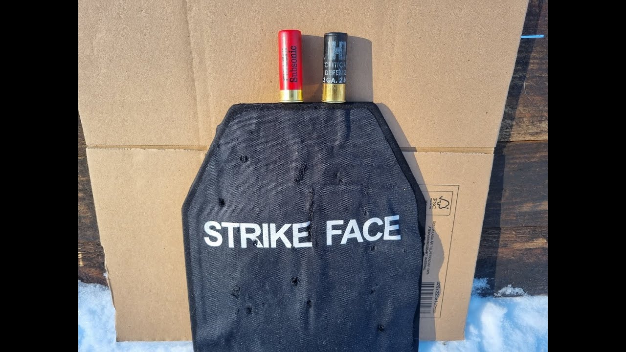 Sunday wonder: would Wish body armor stop 12ga Subsonic? - YouTube
