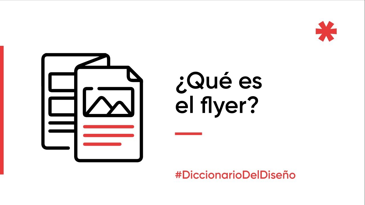 ¿Qué es el flyer? | Diccionario del diseño - YouTube