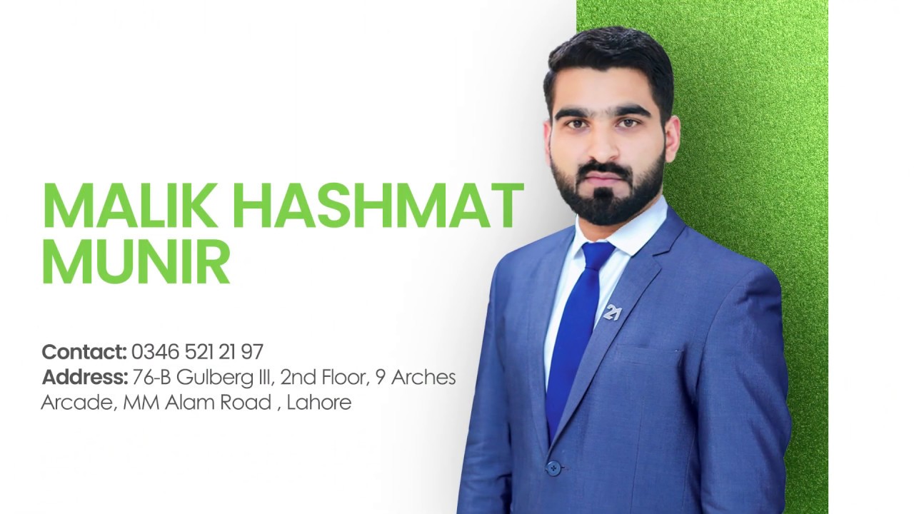 Your Investment Advisor - Mr. Malik Hashmat Munir - YouTube