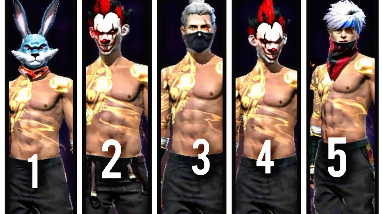 Top Combination Of Golden Shade Bundle Garena free fire - YouTube