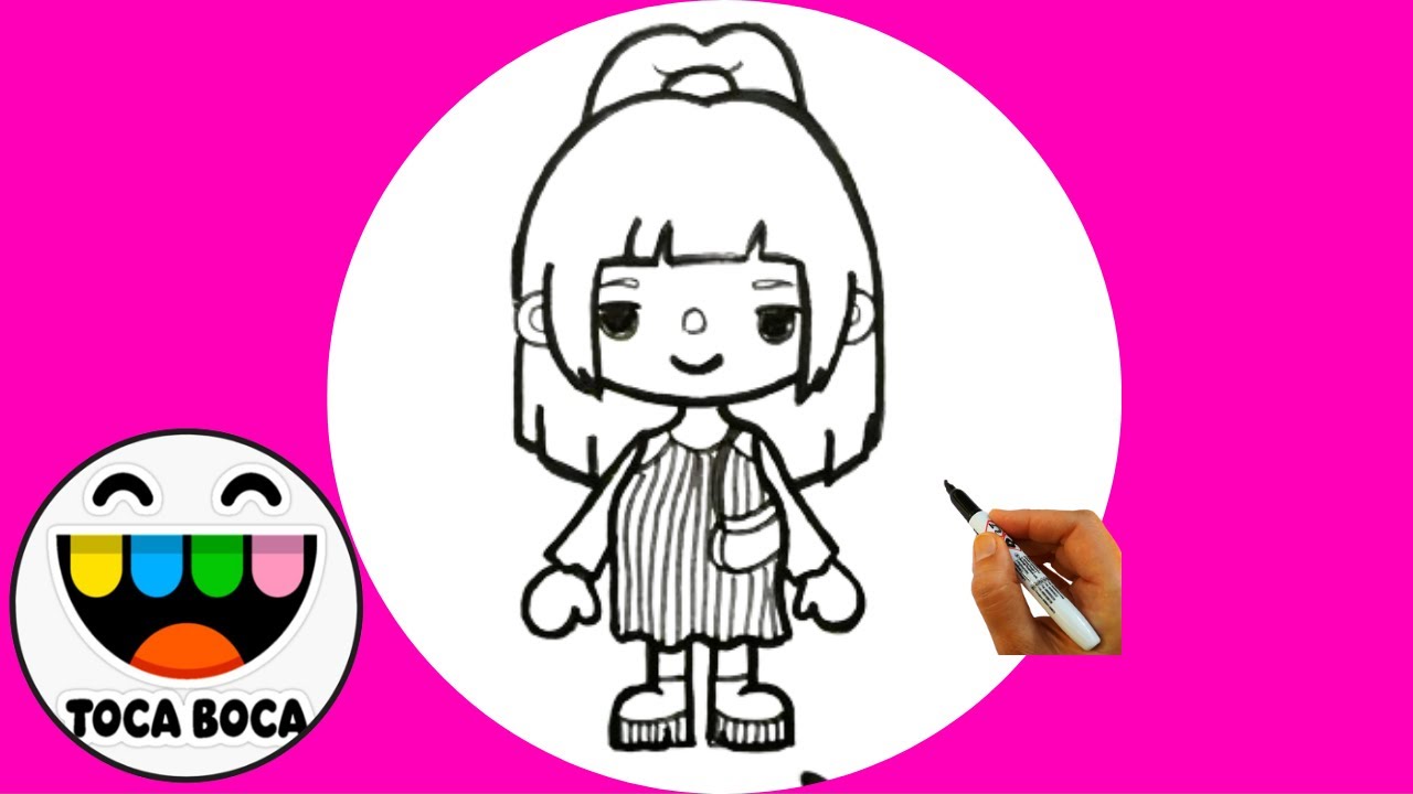 How To Draw Toca Boca characters - YouTube