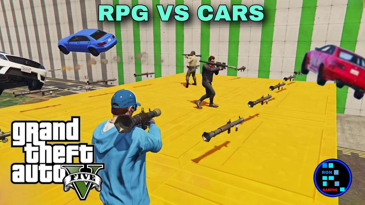 GTA V 5 | RPGS VS CARS SUPER FUNNY GAMEPLAY - YouTube