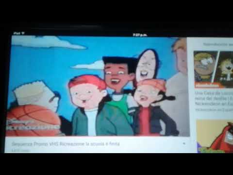 DISNEY CHANNEL pubblicità cartoni animati 2001