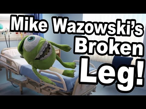 SDJ Video: Mike Wazowski’s Broken Leg! - YouTube