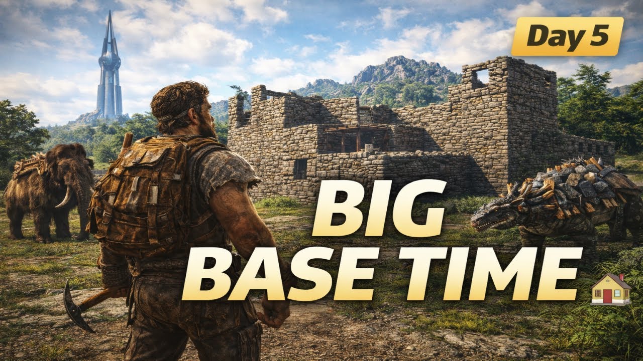 FIRST CAVE 💀 Hunter Cave Run | Sabertooth Power | Day 4 ASA Live | Game ...