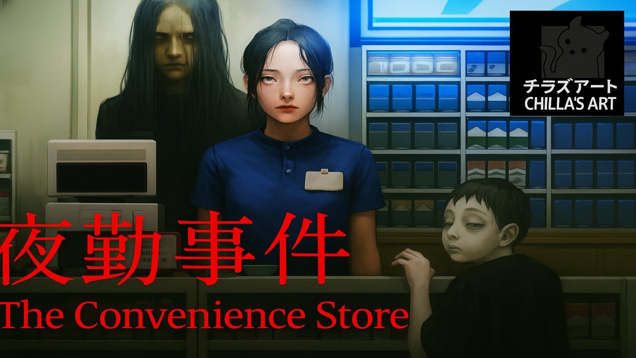 We are working at a haunted Convenience Store || Chilla's art game ...