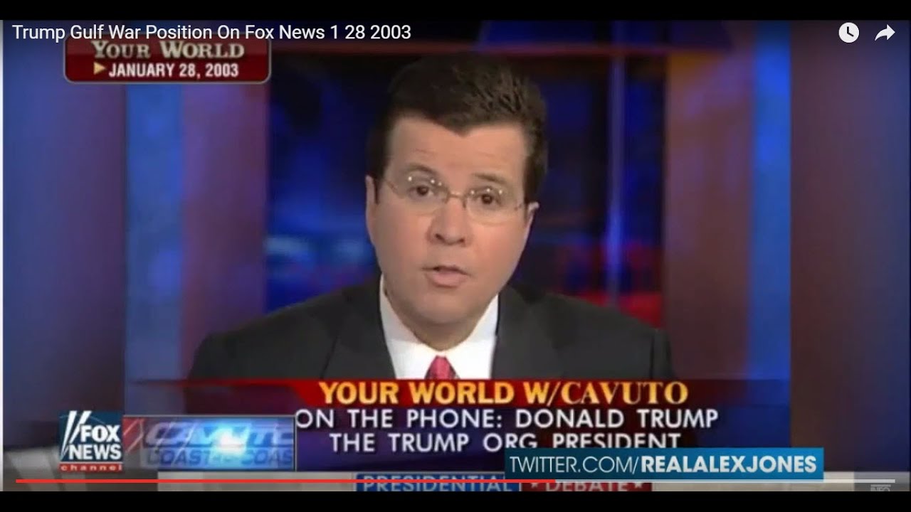 Trump Gulf War Position On Fox News 1-28-2003 - YouTube