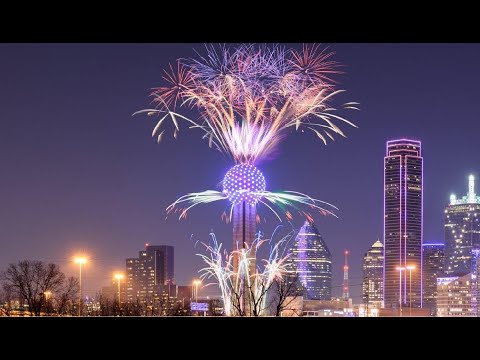 Dallas fireworks 2022 🇺🇸🇺🇸🎆🎆 - YouTube