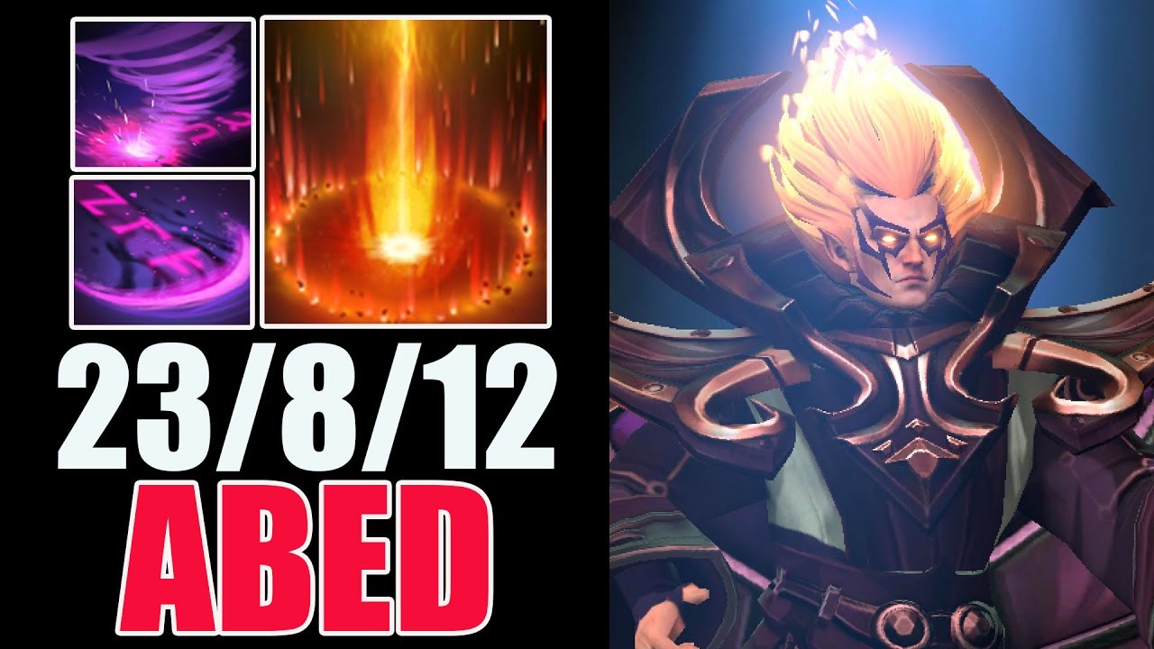PLAYER PERSPECTIVE - Abed 8,6k MMR Plays Invoker WITH 23 KILLS in ...