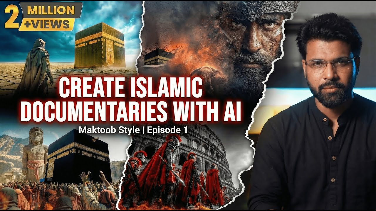 Make Islamic Documentary Like Really Maktoob Using AI (Complete ...
