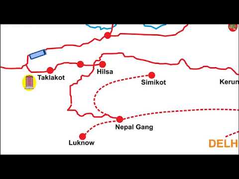 Kailash Mansarovar Yatra Map - YouTube