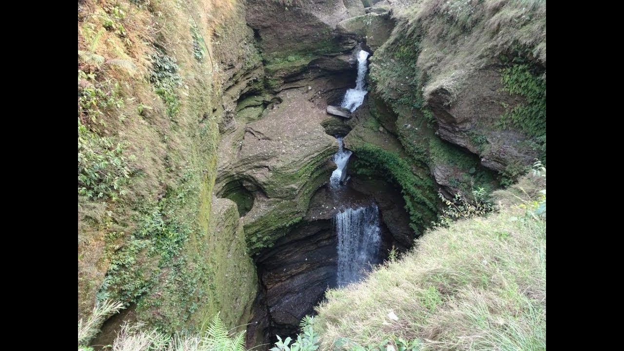 Davis Falls, Pokhara, Nepal (2017) - YouTube