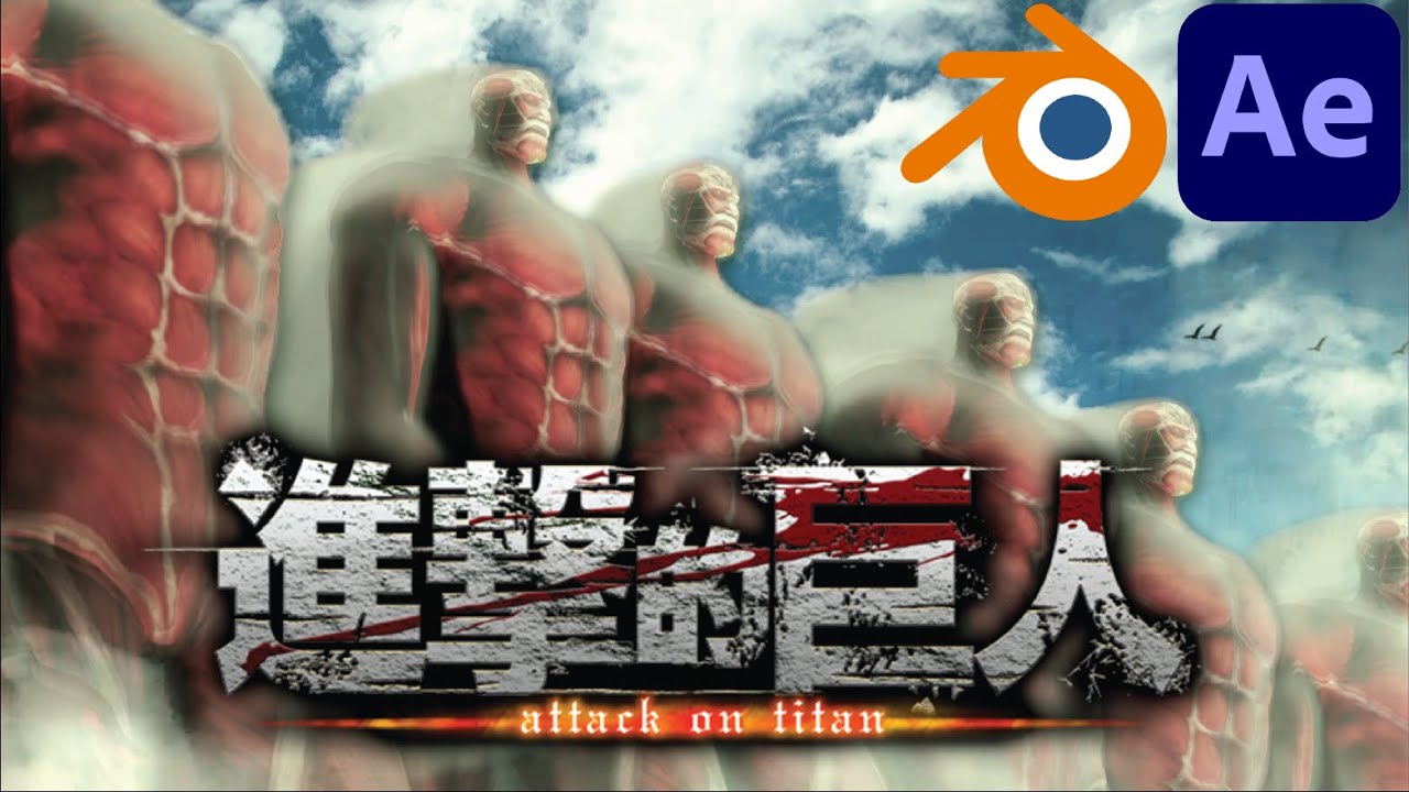 Attack On Titan - Rumbing Colossal Titan live action make in Blender ...