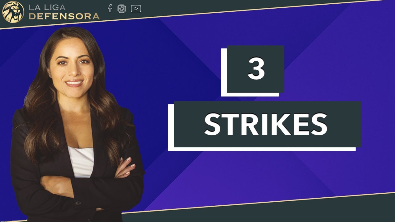 ¿Cuál es la ley de los 3 strikes? - YouTube