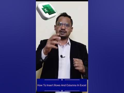 How To Insert Rows And Columns In Excel #shorts#youtubeshorts#shortsviral#excel#computer# ...