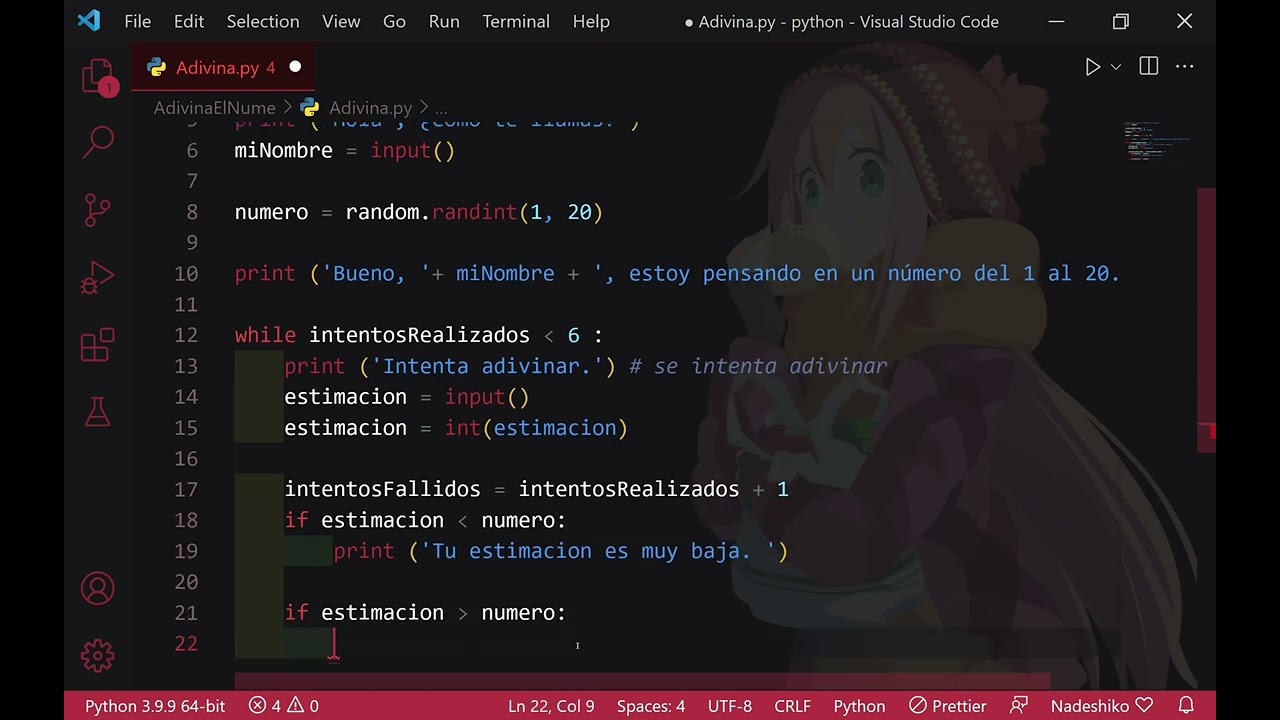 Primer Juego en Python - YouTube