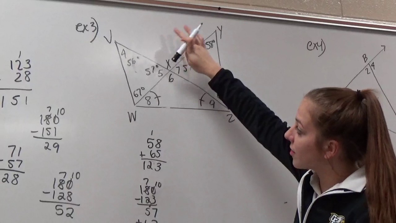 Angles of Triangles (With a Special Guest): Geometry - YouTube