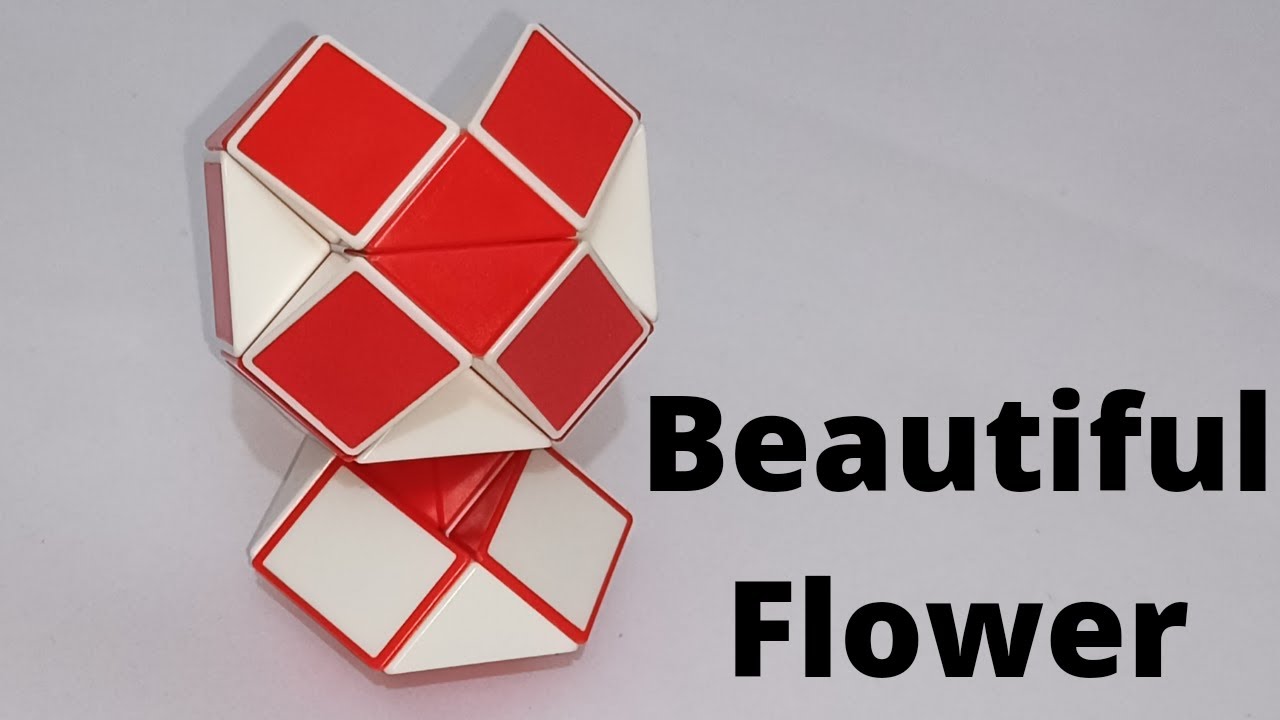 Make a Beautiful Flower with Snake Cube - YouTube