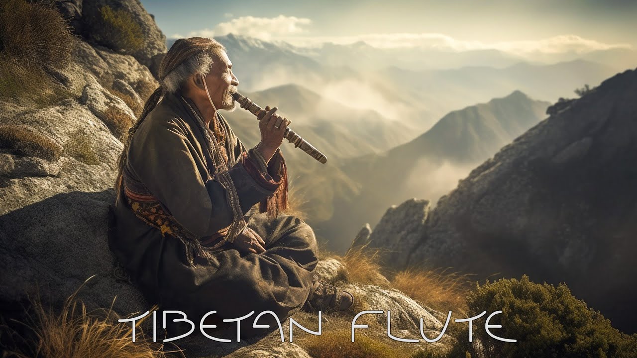 Tibetan Flute Music With Bowl Sound - Eliminates Stress, Calm The Mind ...