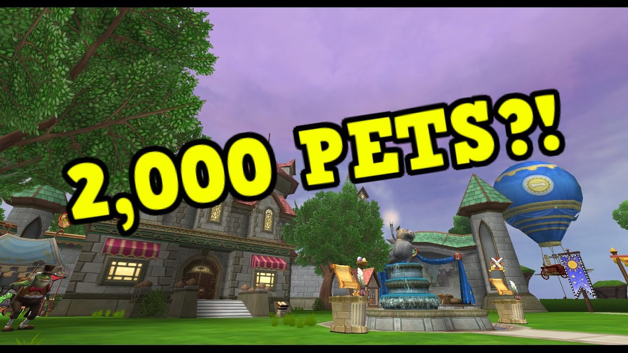 Wizard101 : 2,000 PETS?! - YouTube