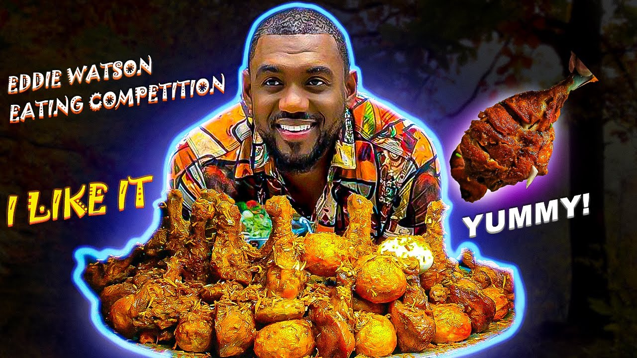 Eddie Watson Eating Competition Gone Wrong #nigerianmovie - YouTube