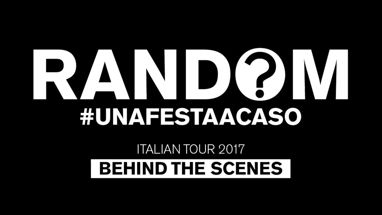 RANDOM TOUR 2017 - Behind The Scenes - YouTube