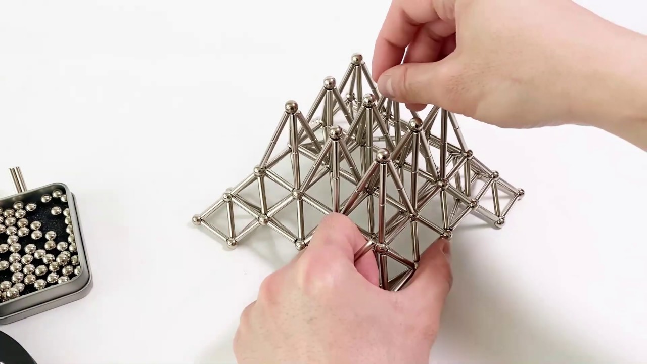 자석으로 에펠탑 만들기 - The Eiffel Tower made of Magnets - YouTube