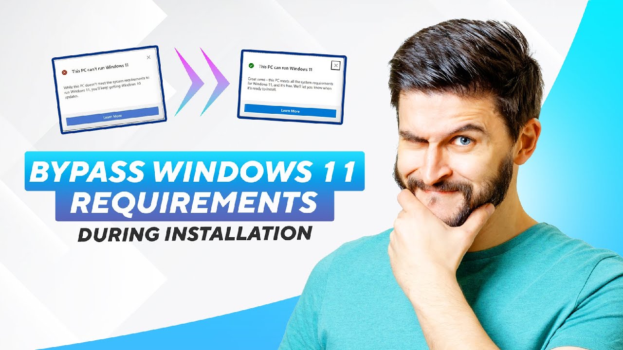 How to bypass windows 11 requirements during installation (2024 / 2025 ...