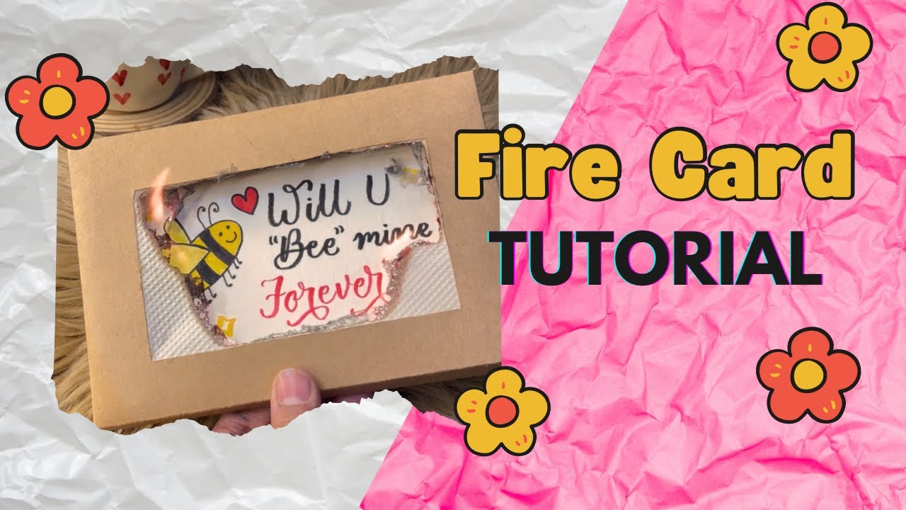 DIY Fire Card Tutorial | Easy & Creative Handmade Card Ideas ️ - YouTube
