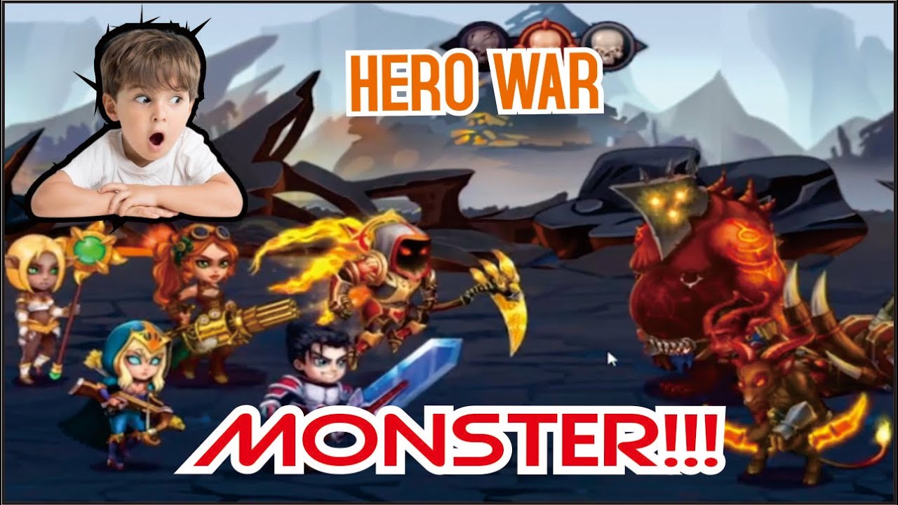Monster Merah Besar Bertopeng - Hero War - YouTube