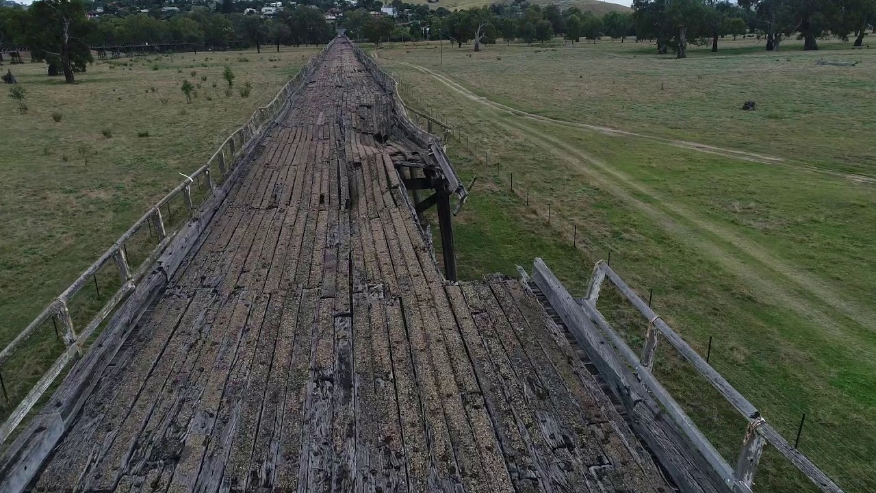 The Gundagai Bridge (Prince Alfred Bridge) - YouTube