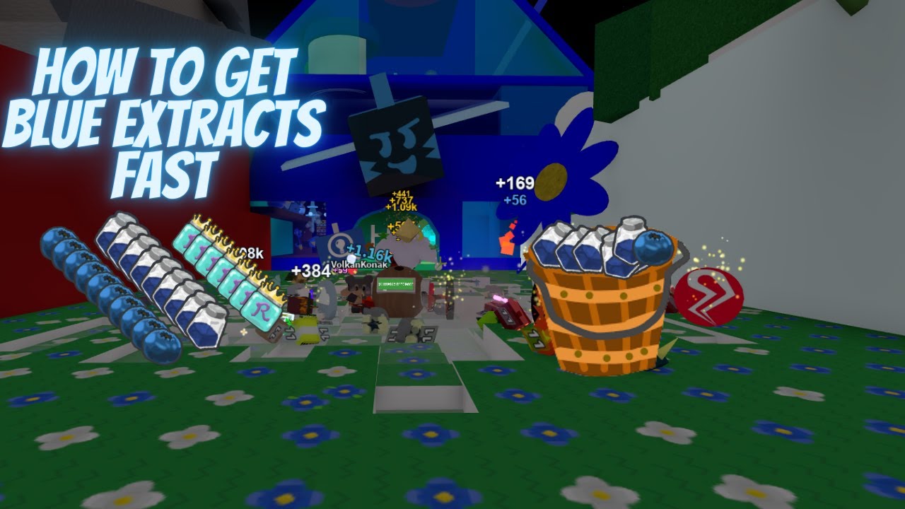 How to get blue extracts fast in Bee Swarm Simulator - YouTube