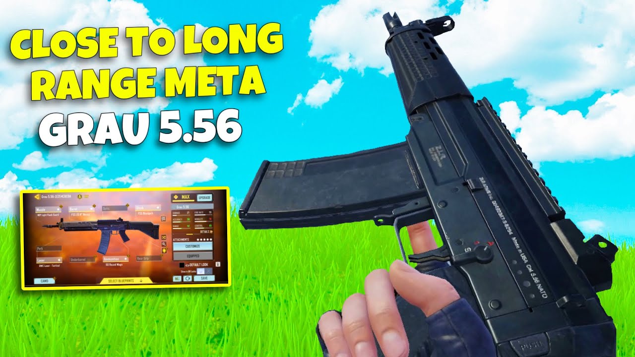 GRAU 5.56 is Close To Long Range Meta With This GUNSMITH 🤯| GRAU 5.56 ...