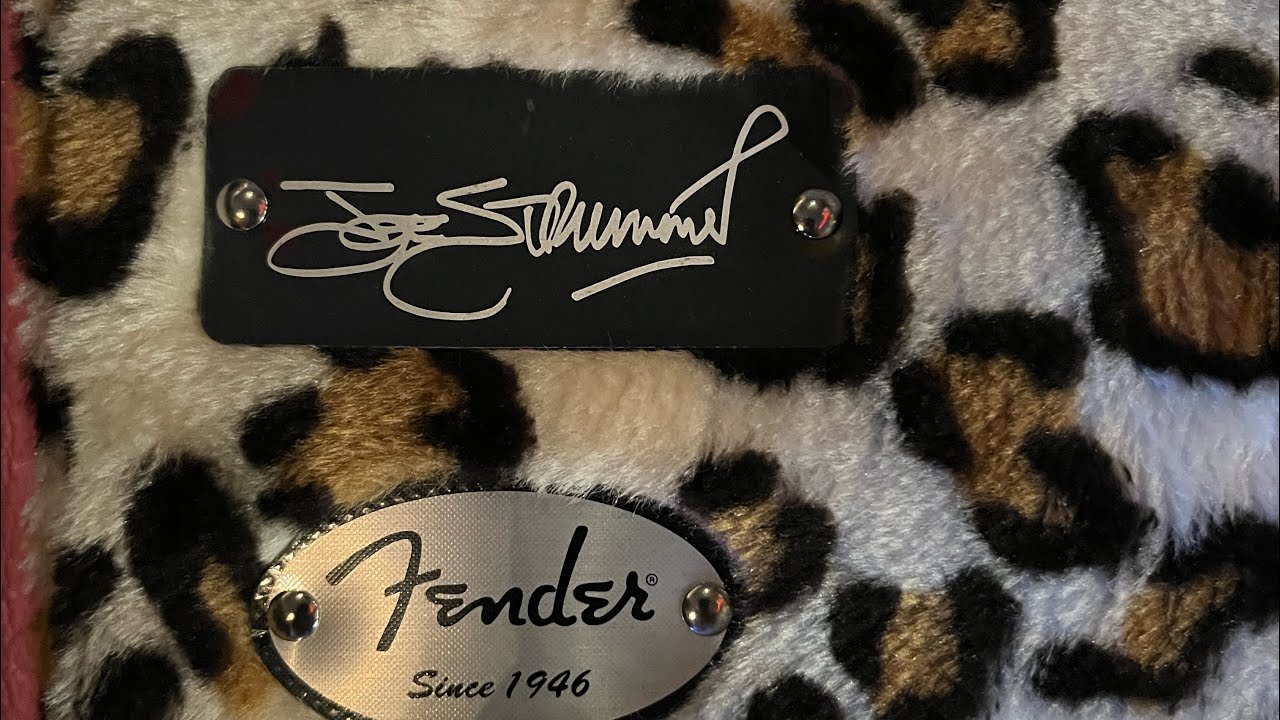 Fender Joe Strummer signature case review - YouTube