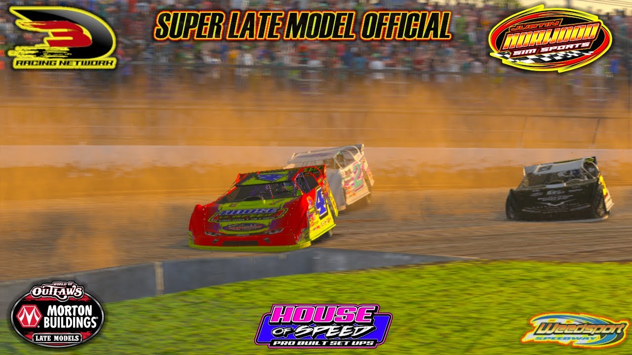 5200 SOF Super Late Model Top Split- iRacing Dirt - YouTube