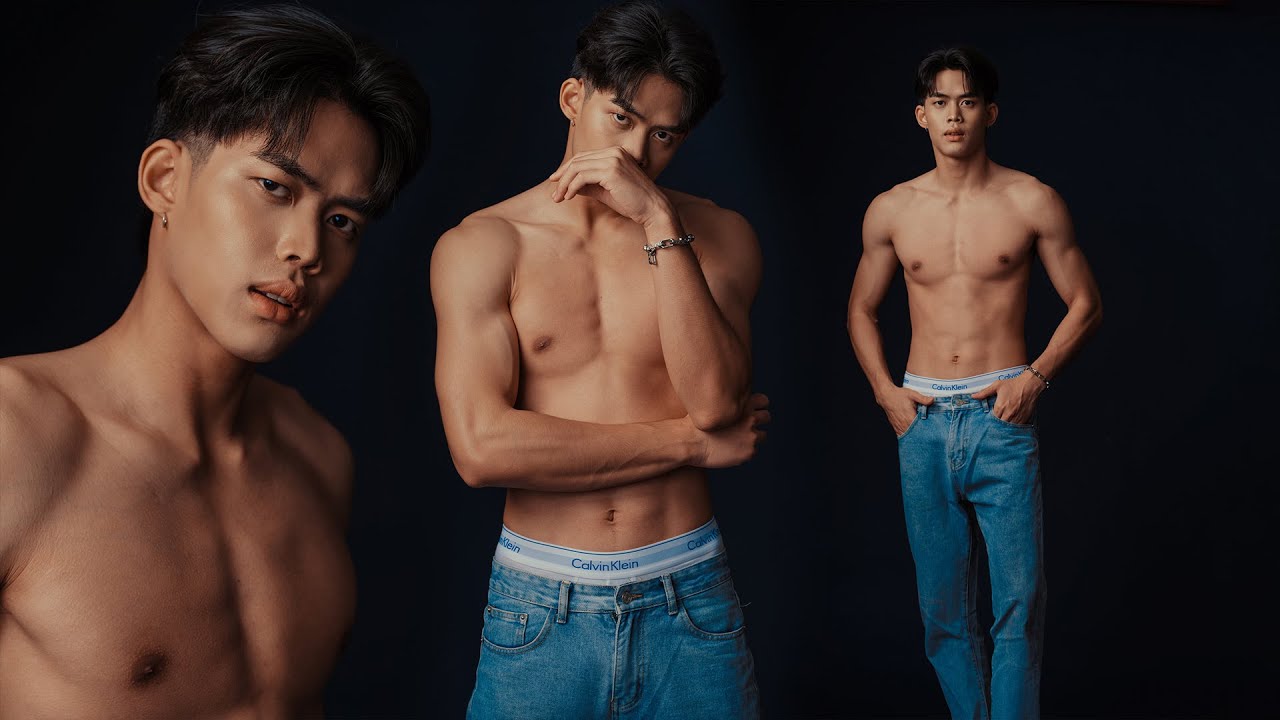 David Ryo - Male model studio photoshoot - YouTube