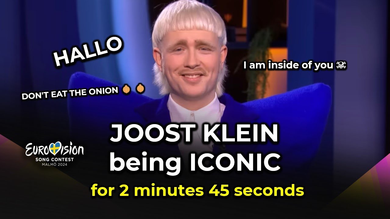 Joost Klein being ICONIC for 2 minutes and 45 seconds (FUNNY MOMENTS ...