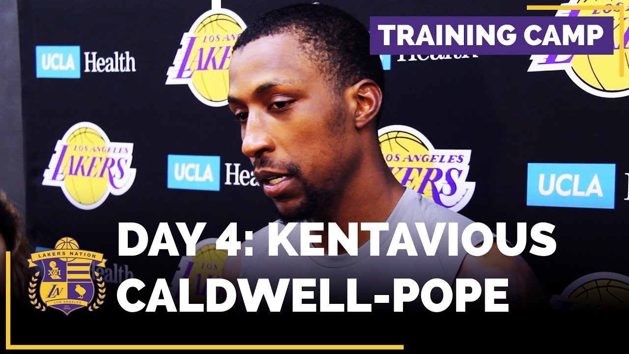 Lakers Training Camp: Kentavious Caldwell-Pope On Lonzo Ball & Brandon ...