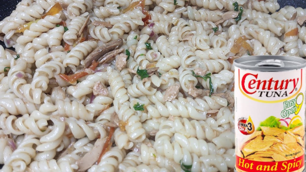 Tuna Pasta || Tuna Pasta Hot& Spicy Recipe || quick and easy merienda # ...