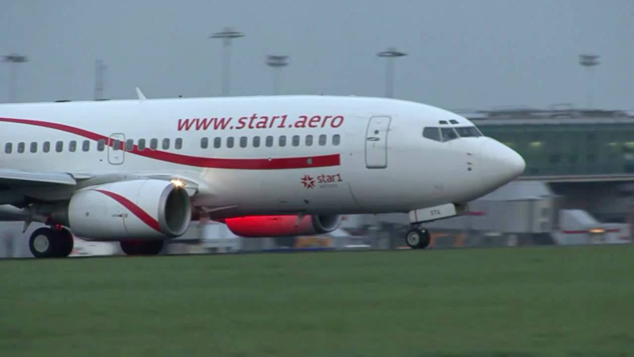 Star1 Airlines Star 1 Airways Stansted Airport - YouTube