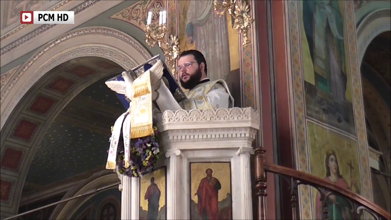 Ευαγγέλιο Κοιμήσεως Θεοτόκου - π. Κωνσταντίνος Βασιλάκης - YouTube